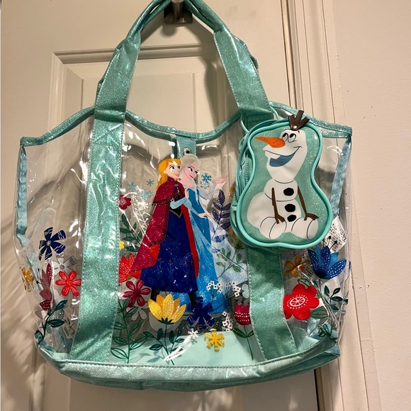 Disney | Accessories | Disneys Frozen Ii Plastic Tote Bag Set | Poshmark